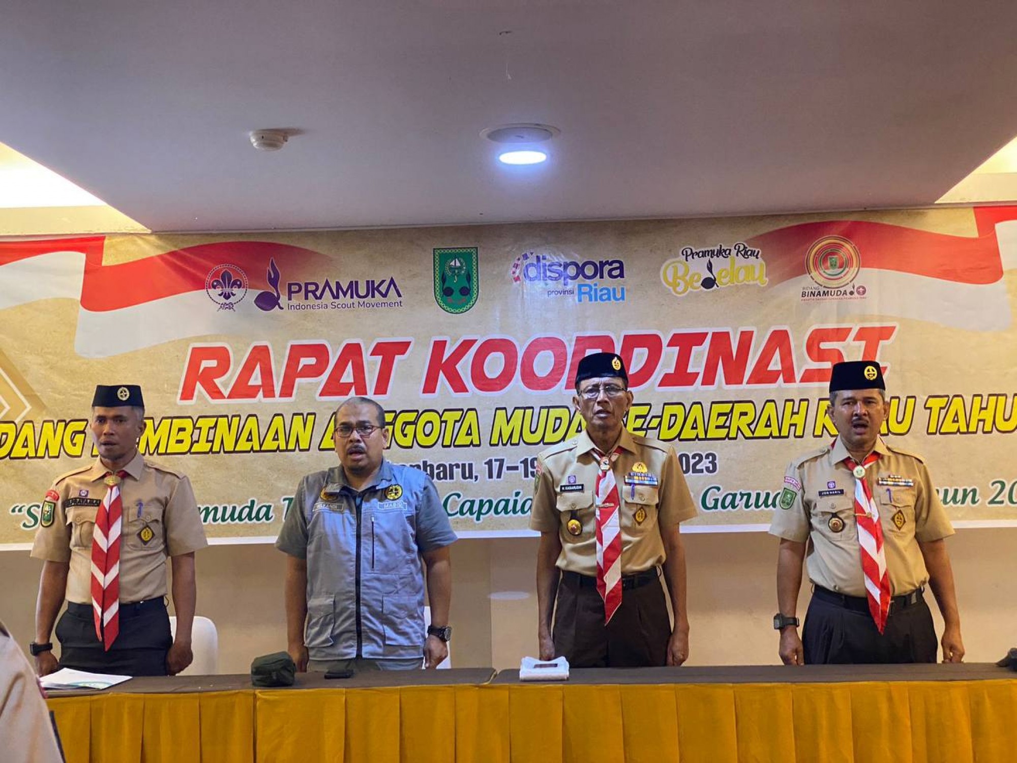 Kwarda Pramuka Riau Gelar Rakor Binamuda